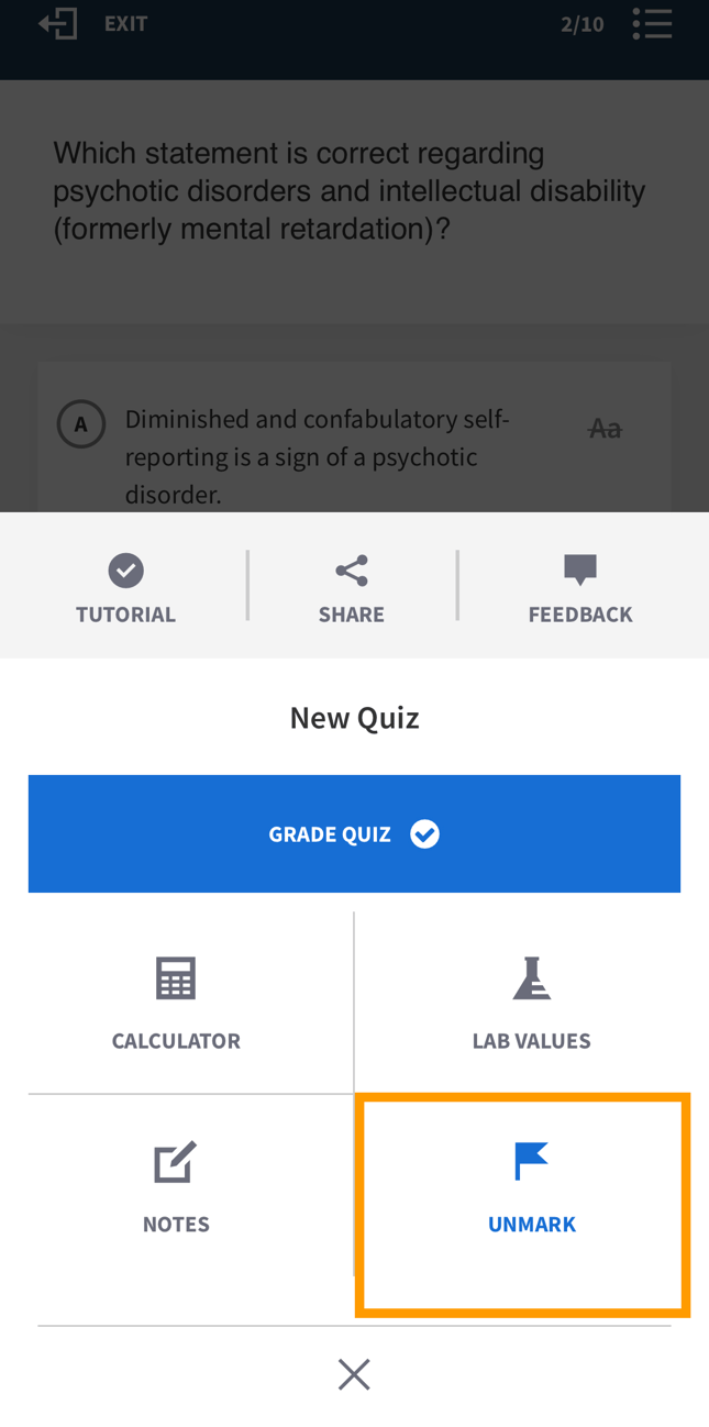 Quiz Features Explanation