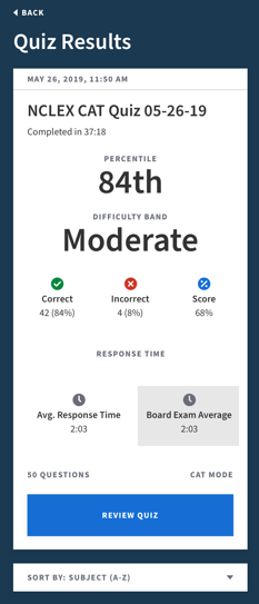 How to view quiz results