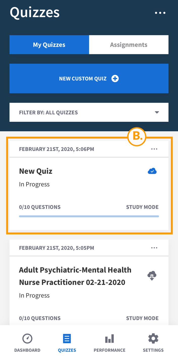 How To Download Quizzes for Offline Use
